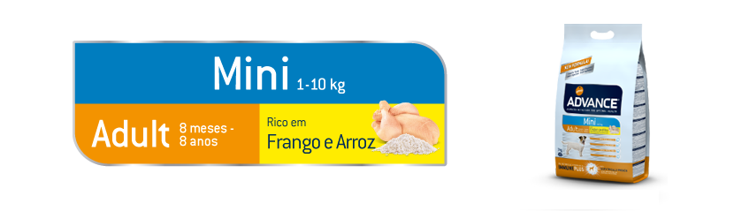 Advance Cão Mini Adult Frango e Arroz